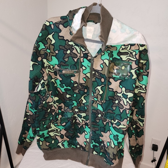 adidas Originals | Jackets & Coats | Vintage Adidas Saftey Tt Camo Tack ...